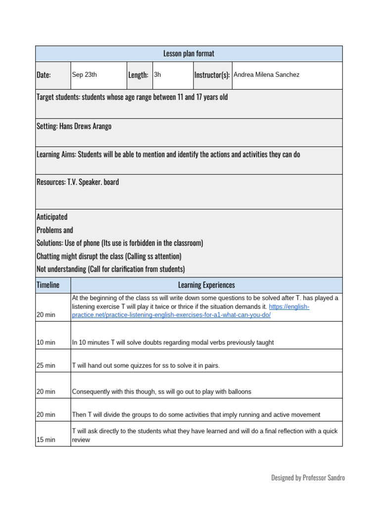 Engaging Lesson Plan for Ages 11-17 | PDF