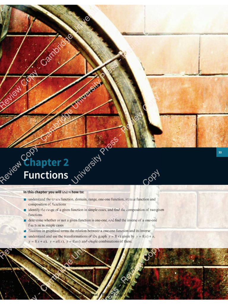 Chapter 2 Functions | PDF