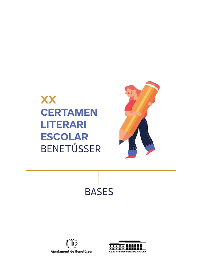 Bases XX Certamen Literario Escolar - 0-1 | PDF