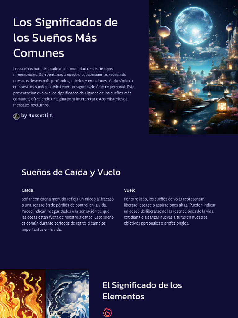 Significados de Sueños y Emociones | PDF | Sueño | Las emociones