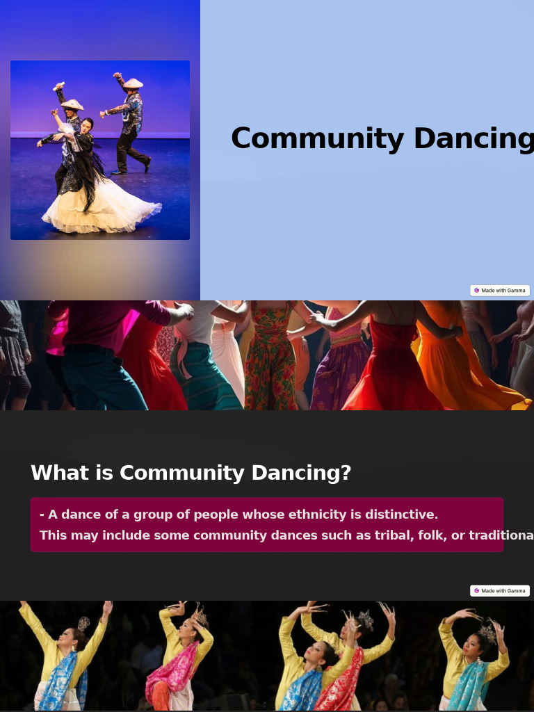 Community Dancing | PDF | Dances