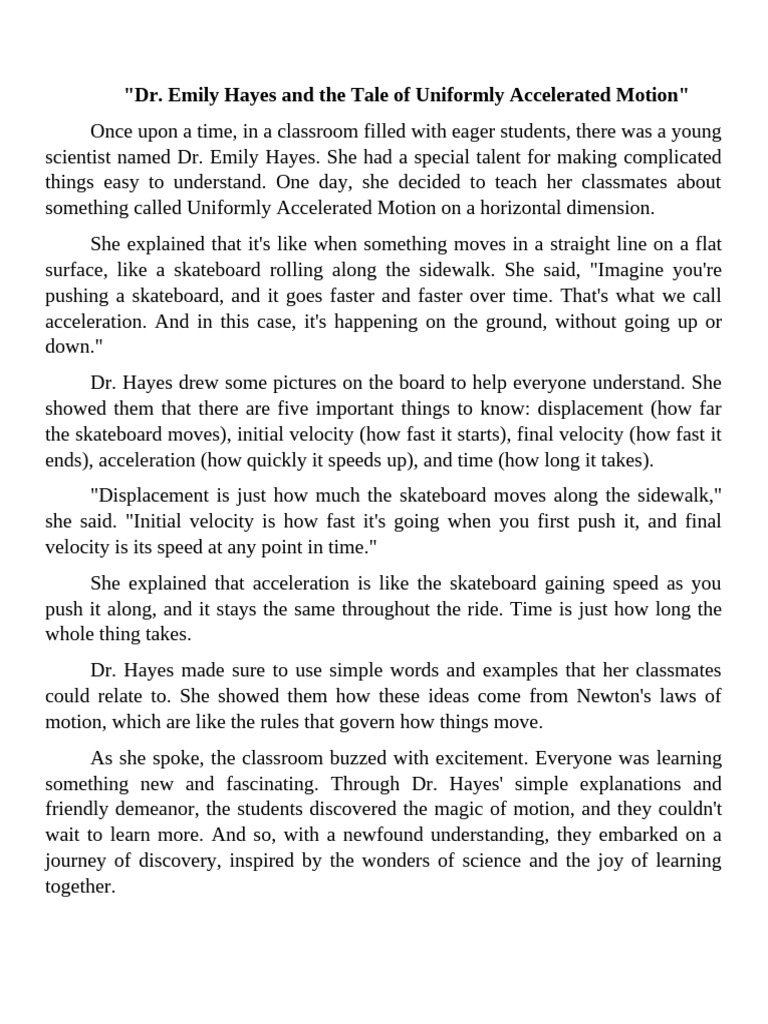 UAM CATCH-UP FRIDAY | PDF | Acceleration | Velocity