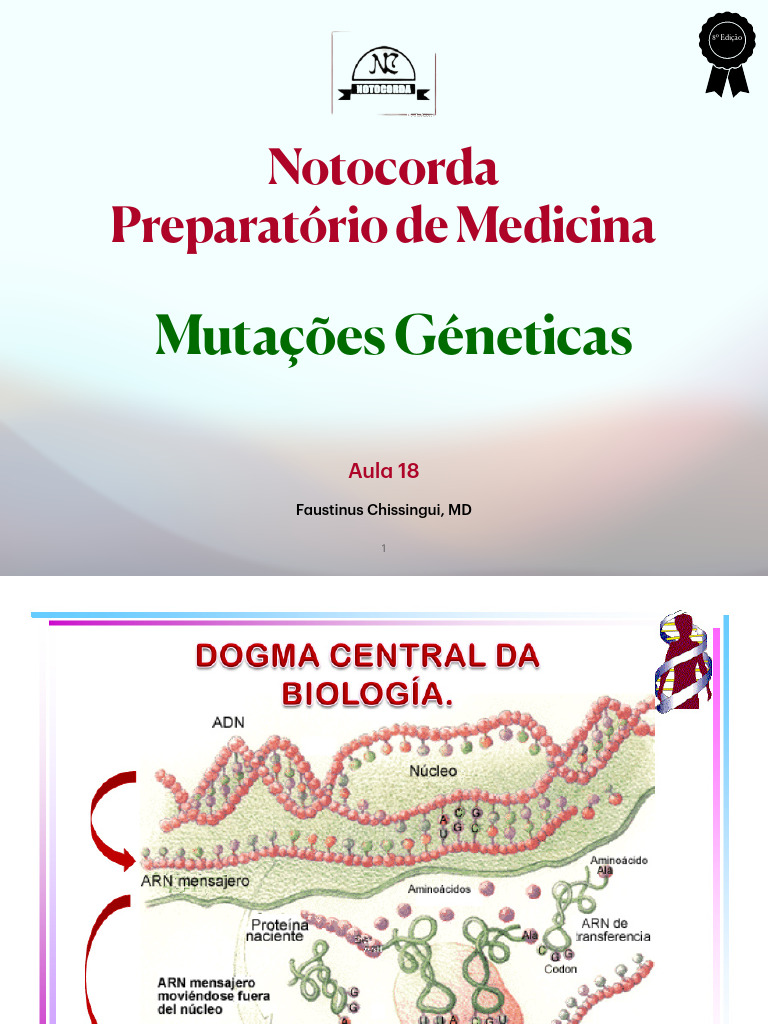 Mutações Genéticas: Tipos e Efeitos | PDF | Mutação | DNA