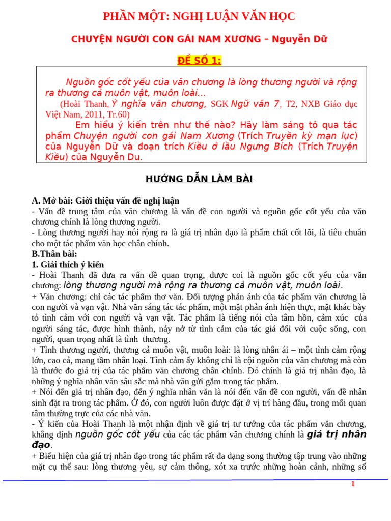 NGHI LUAN VAN HOC | PDF