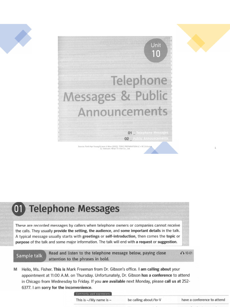 Toeic 5 - Listening | PDF