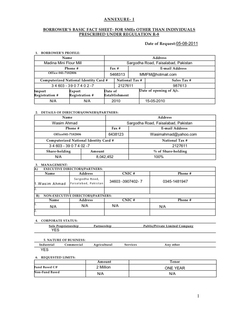 Basic Fact Sheets Overview | PDF | Securities (Finance) | Credit