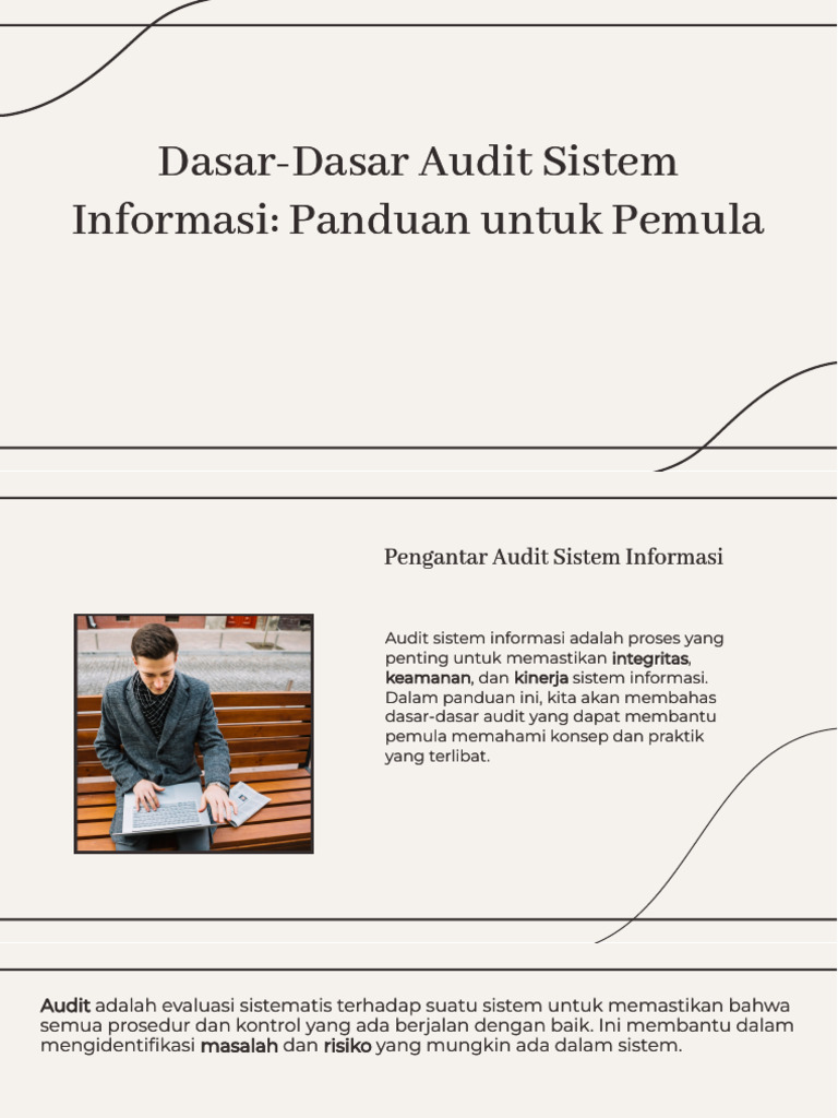 1 Dasar Dasar Audit Sistem Informasi | PDF