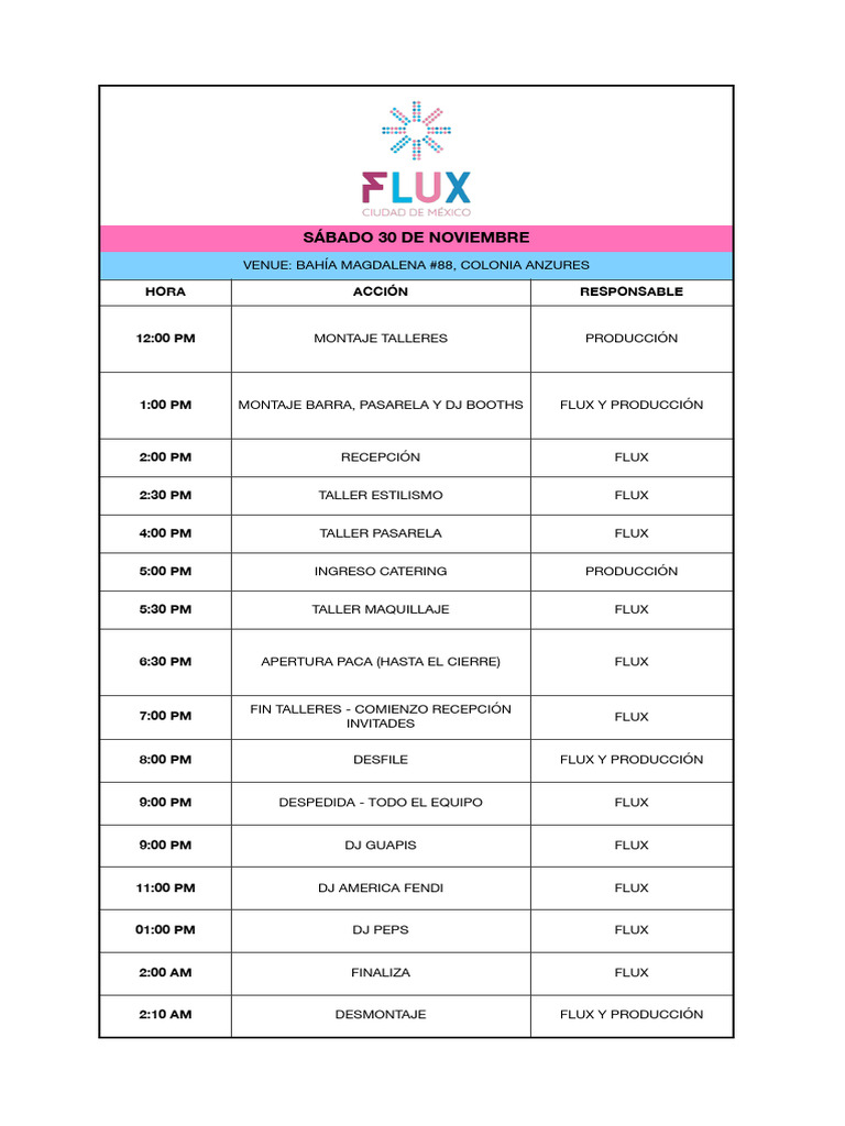 MXM - Flux - 30 Nov | PDF
