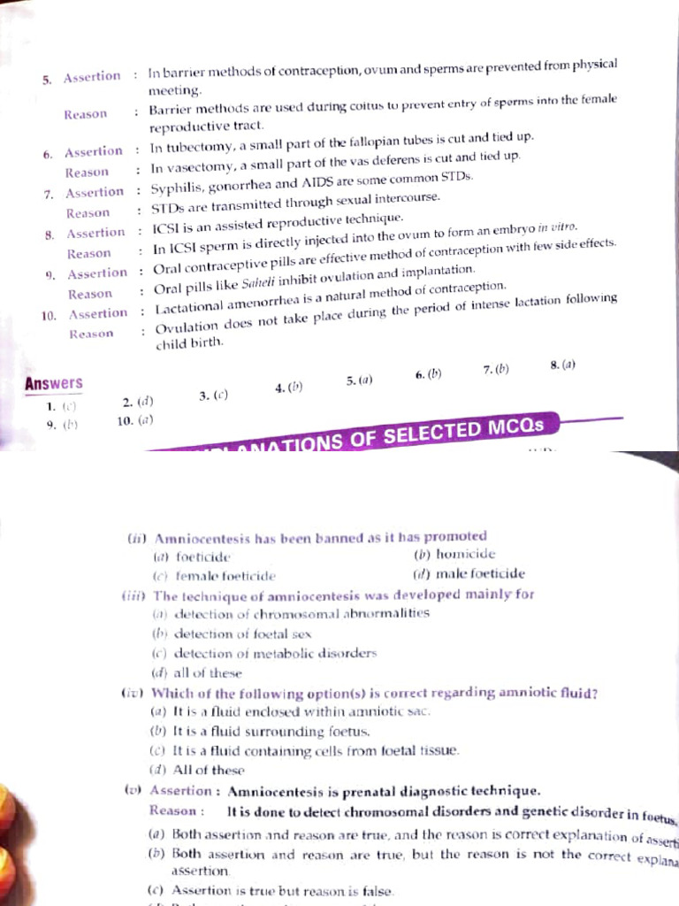 Biology Hoke Work Summer Vacation | PDF