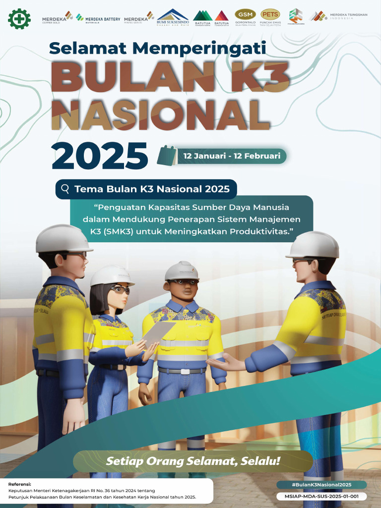 MSIAP-MDA-SUS-2025-01-001 - Commemoration of National OHS Month 2025 | PDF