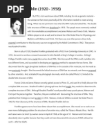 Rosalind Franklin Reading-Questions | PDF | Francis Crick | Nucleic Acids