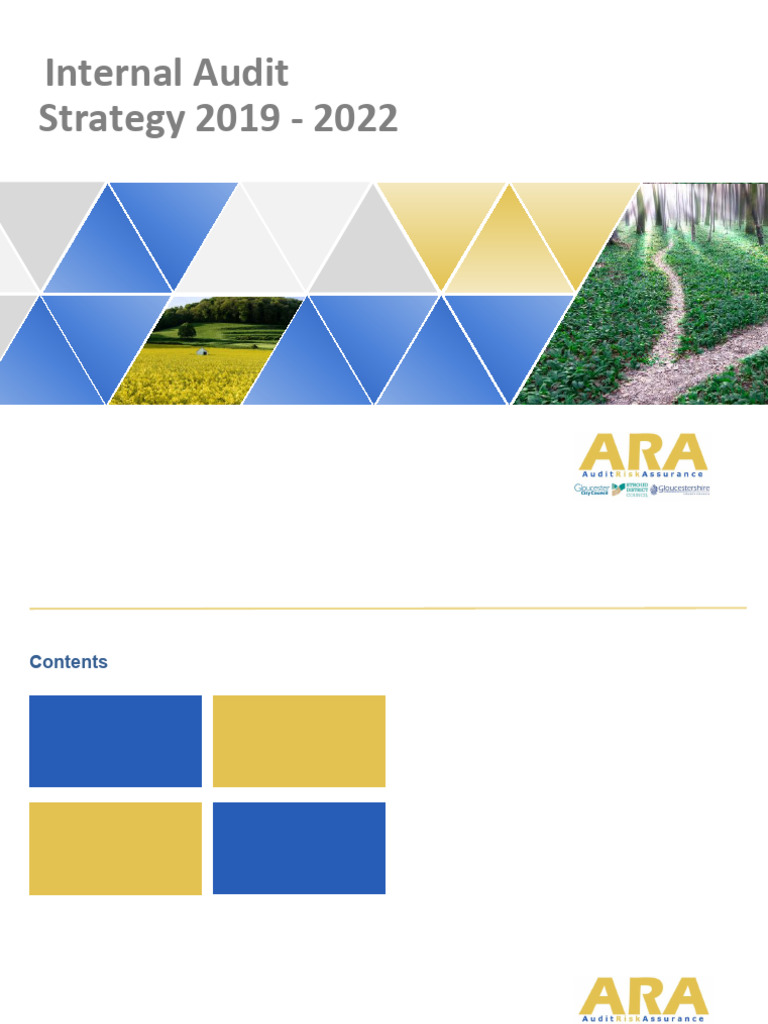 Internal Audit Strategy 2019-2022 | PDF | Internal Audit | Audit