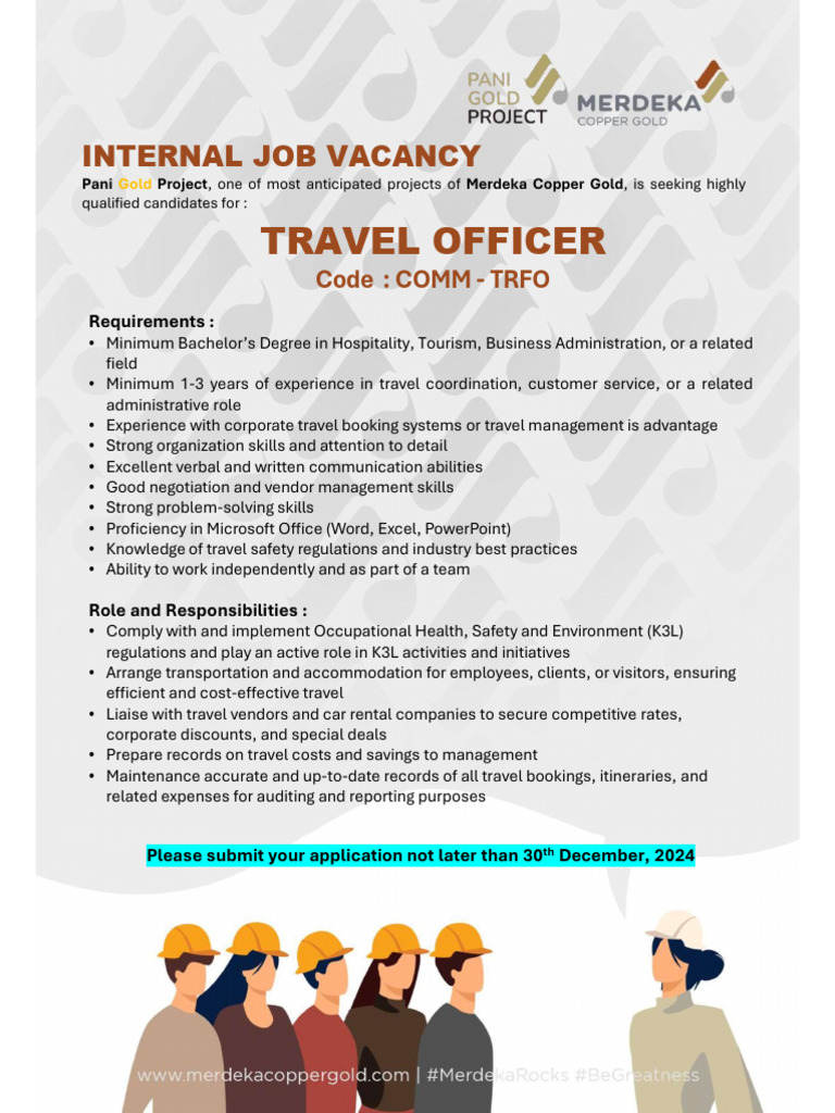 Lowongan Kerja Travel Officer 2024 | PDF