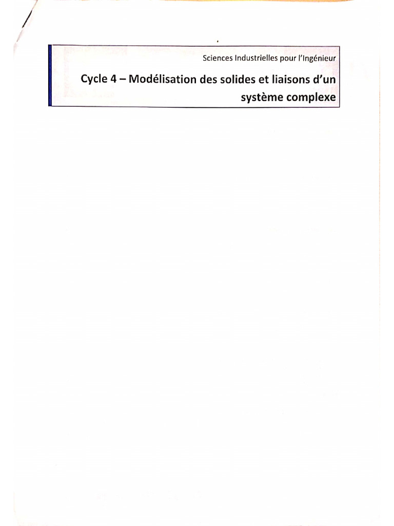 Cycle4 Modelisation Des Solides | PDF