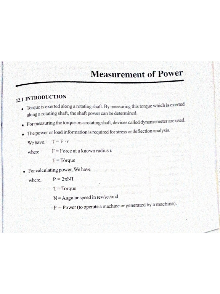 Power Measurement | PDF