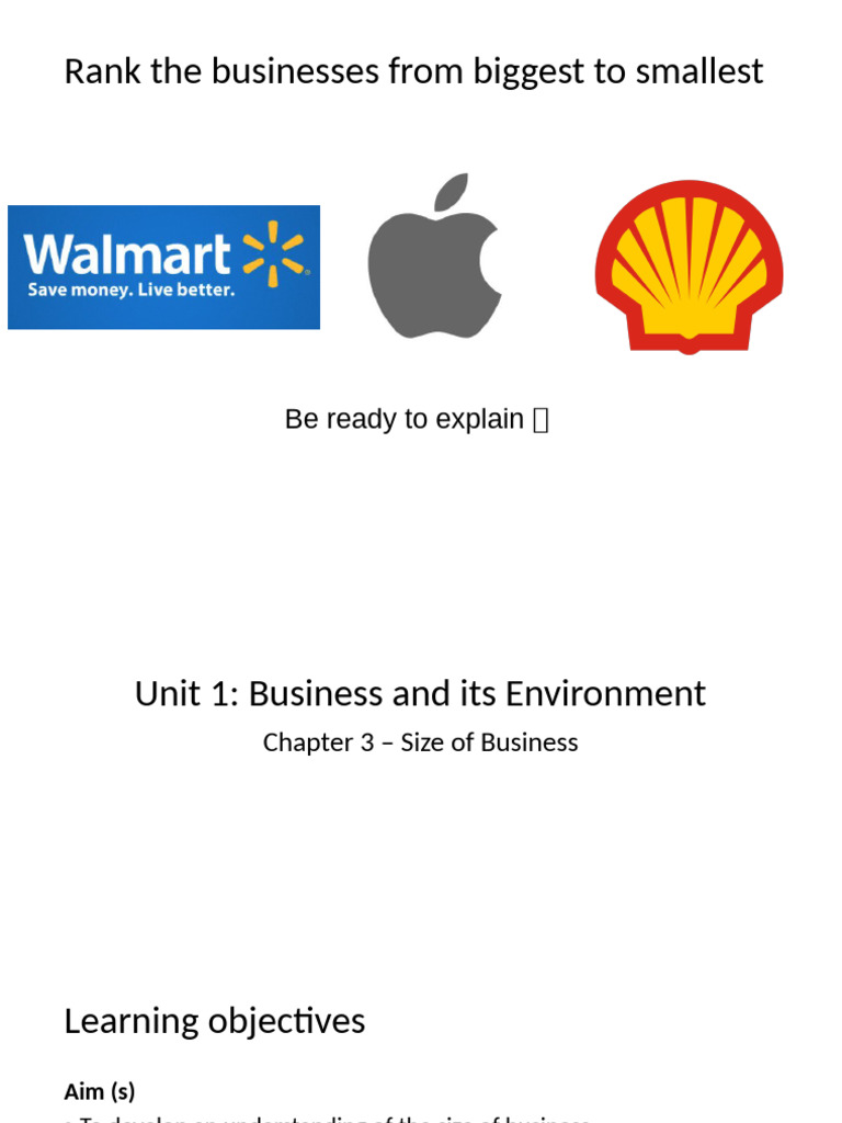 Chapter 3 Size of Business Online (1) [Autosaved] | PDF | Mergers And Acquisitions | Takeover
