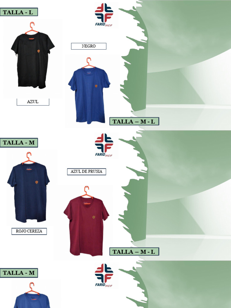 Polos Basic M y L Farishopp | PDF