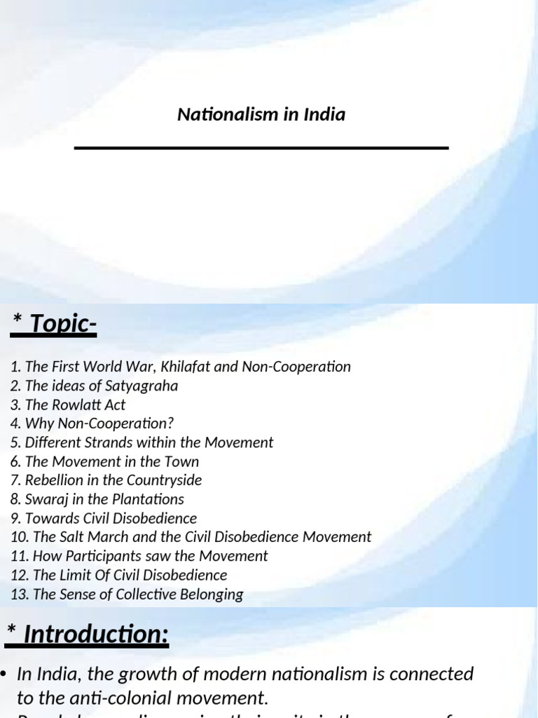 Nationalism in India-Resource Material | PDF | Mahatma Gandhi | Dalit