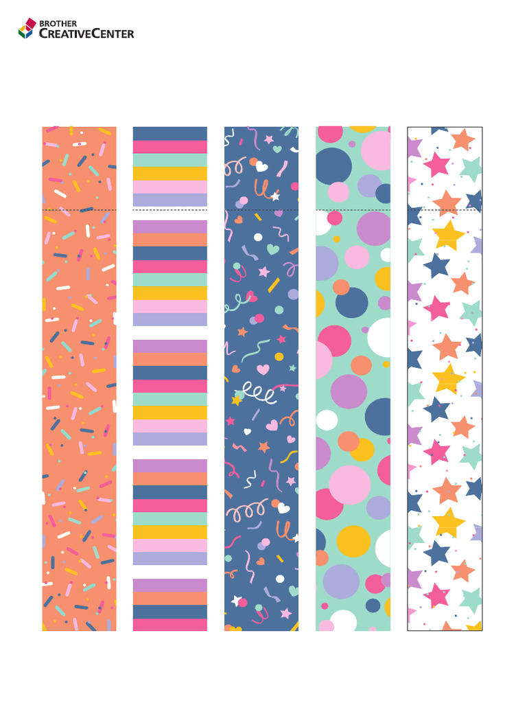 Colorful Patterns Birthday Paper Chain 1 en | PDF