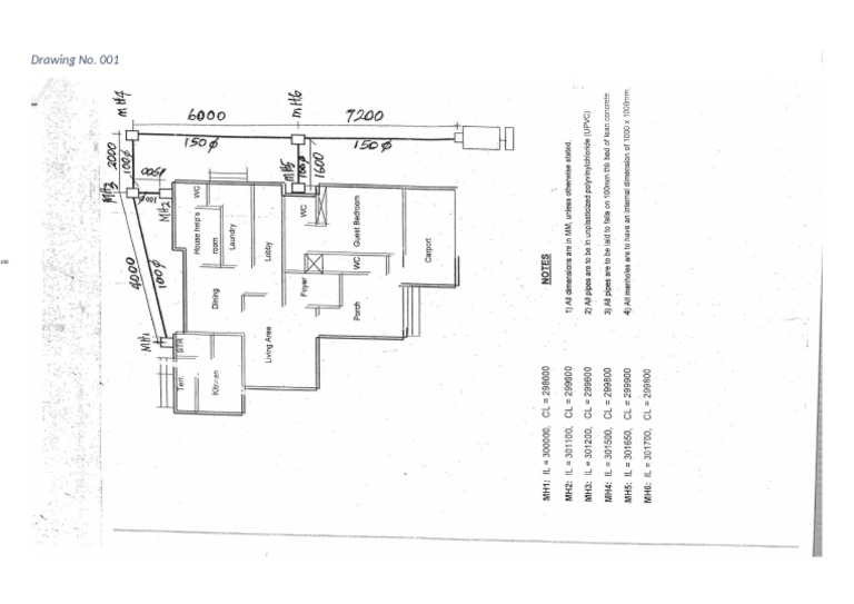 CVE 305 - Manhole Drawing | PDF