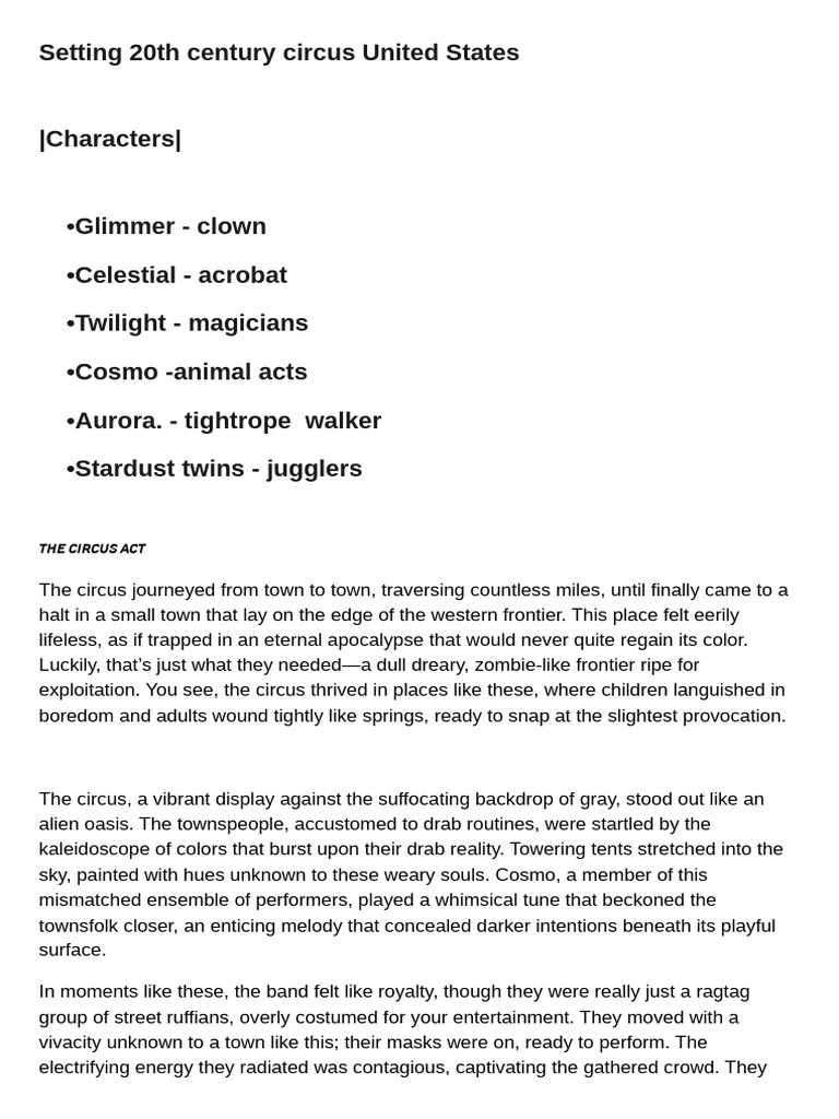 The Circus Act.pdf | PDF