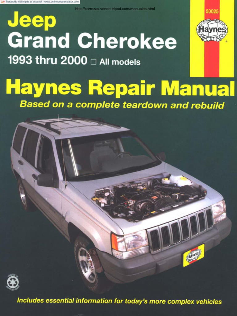 Jeep Cherokee and Grand Cherokee Manuals | PDF | Car | Land Vehicles