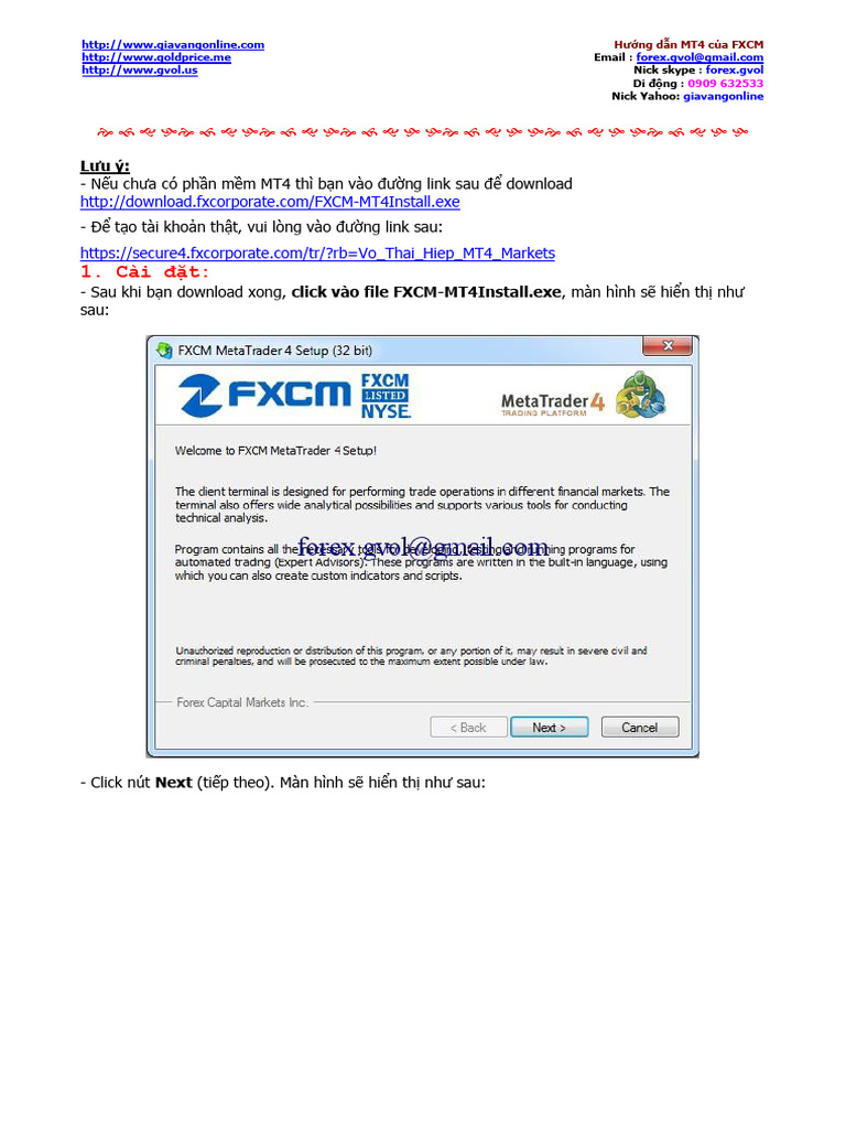 3 - FXCM MT4 | PDF