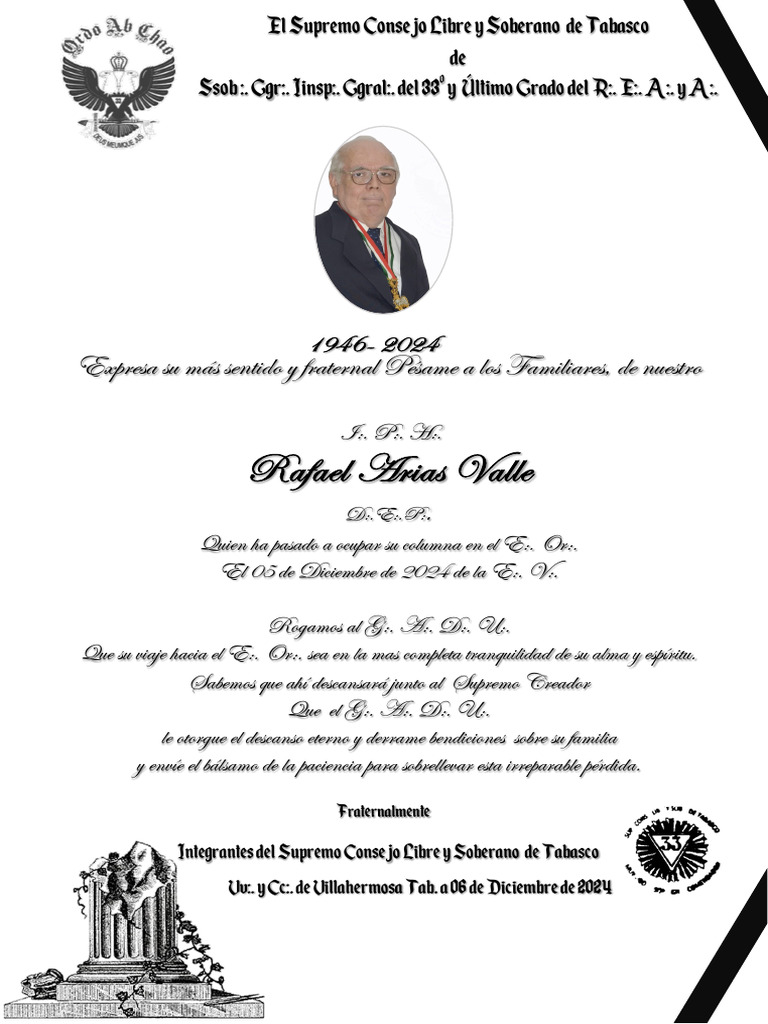 Esquela-Sclst-01-2024 2 | PDF