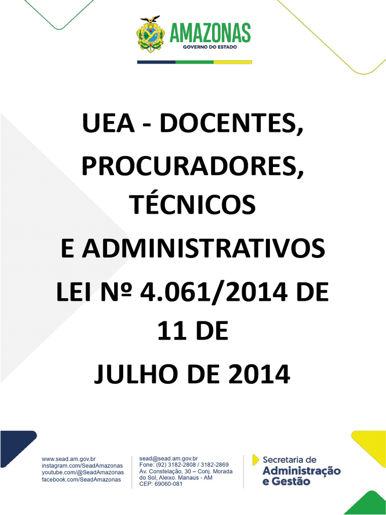 Tabela Remuneratoria UEA | PDF