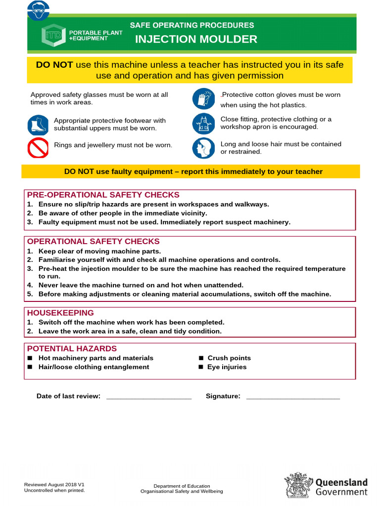 sop-a4-injection-moulder | PDF
