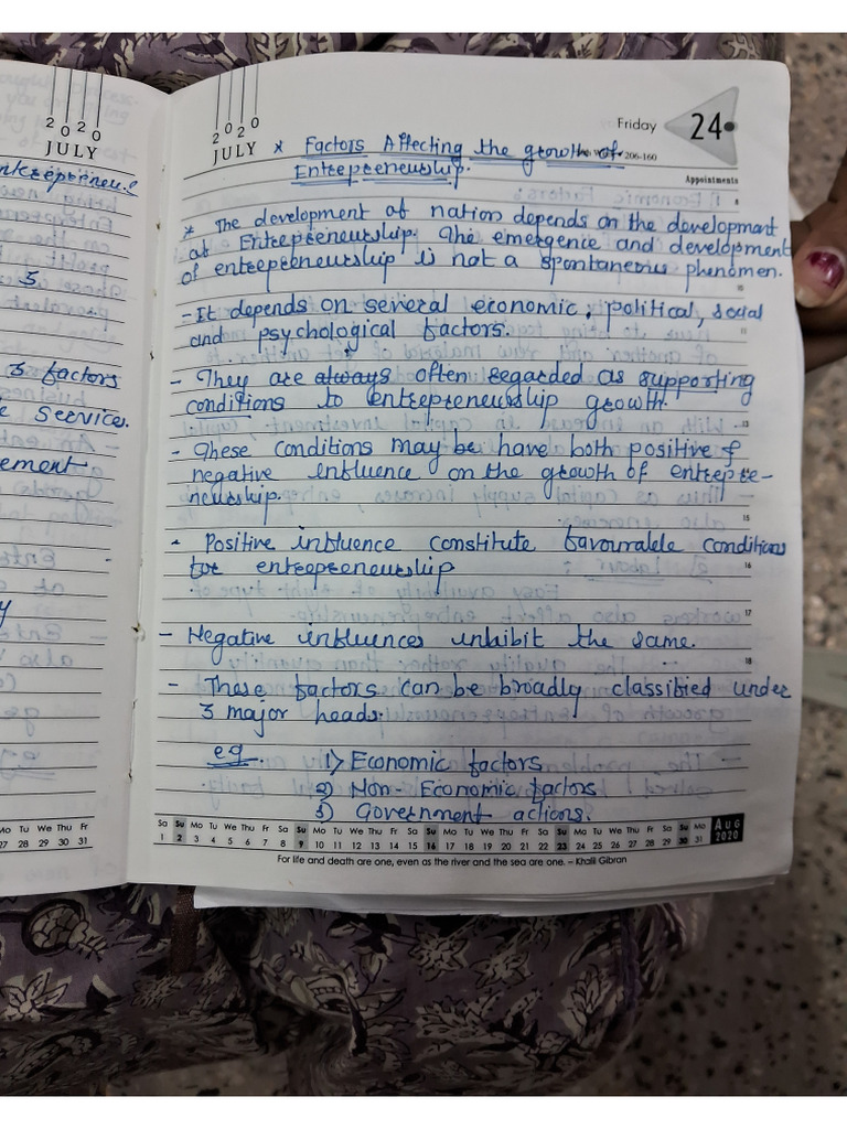 Entrepreneurship Notes | PDF