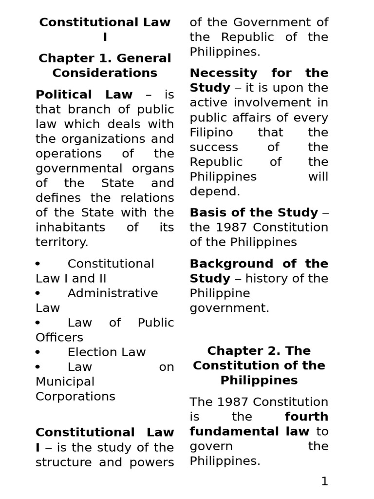 Chapter 1 8 Cruz Summary Consti 1 | PDF | Territorial Waters | International Law