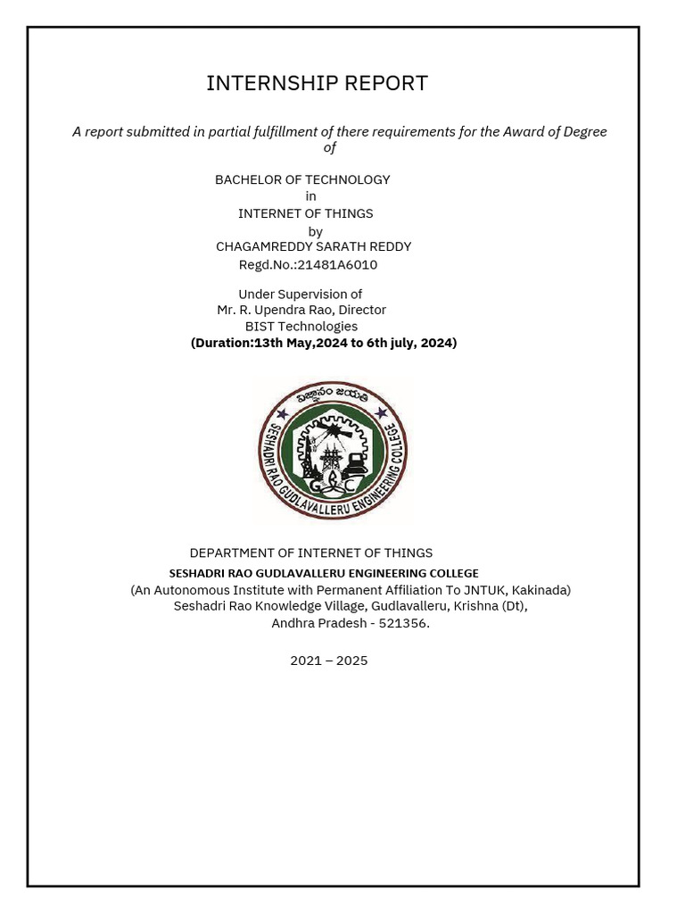 Ai Internship Report-9.PDF | PDF | Artificial Intelligence | Intelligence (AI) & Semantics