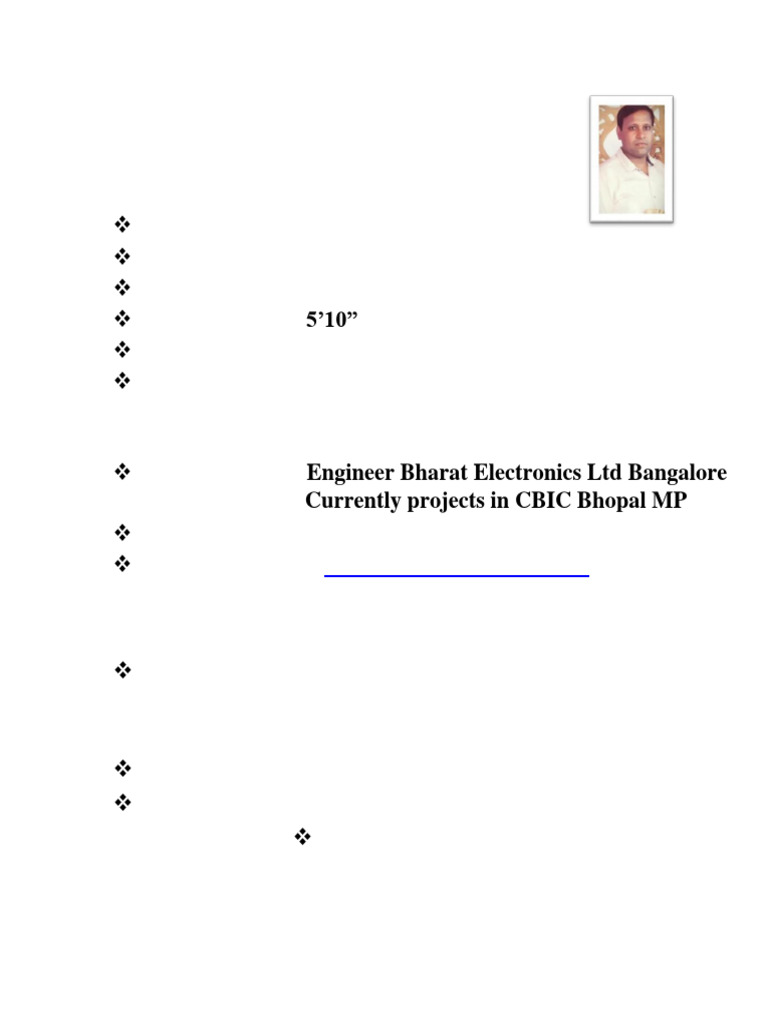 Prashant Gupta PDF of Biodata 2 | PDF
