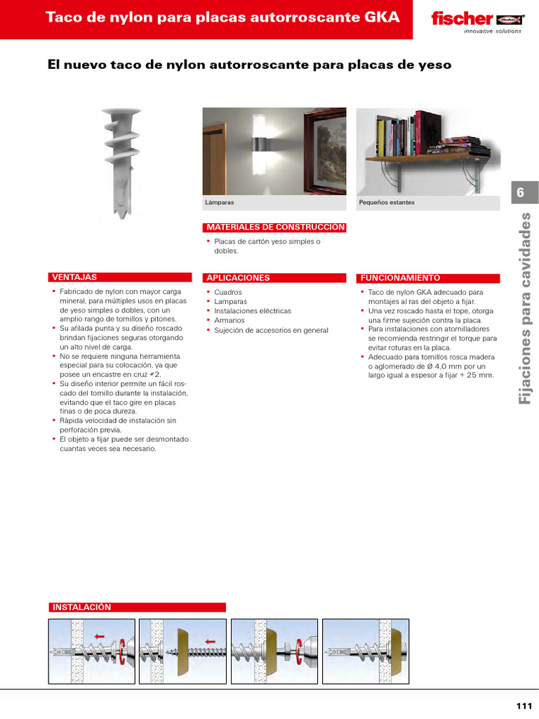 Fischer GKA | PDF | Tornillo | Metalurgia