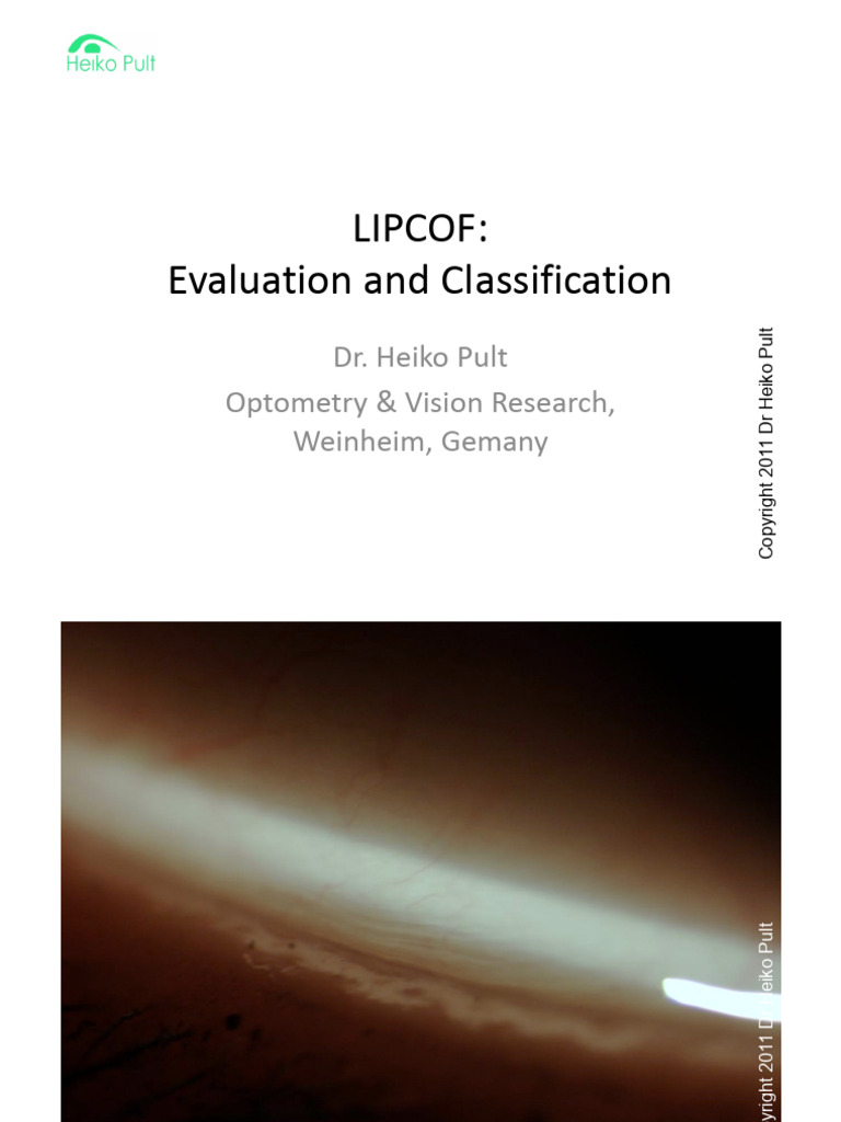 LIPCOF-Evaluation-technique-01 | PDF | Optics
