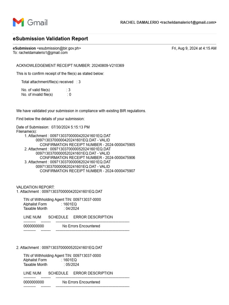 Qap MCD Project Managers Inc 2ND Quarter 2024-Validation | PDF | Taxes