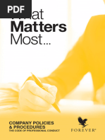 Forever Company - Policy | PDF | Sales | Multi Level Marketing