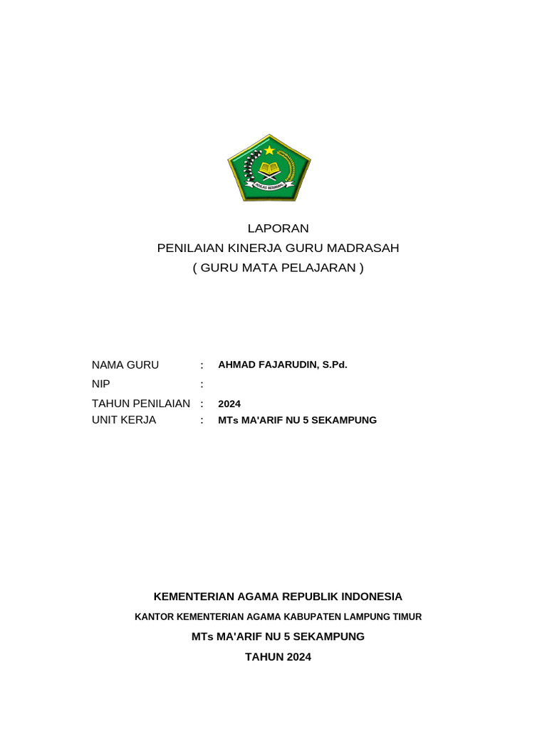PK Guru 2024 FAJARUDIN | PDF