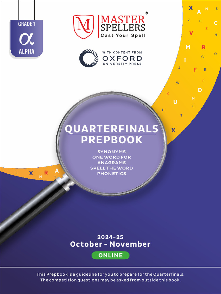 Alpha QF Prepbook 2024 25 1720950056 | PDF | Linguistics