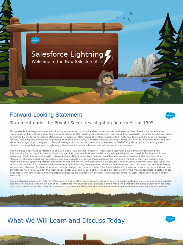 Lightning Productivity Features | PDF | Risk | Software