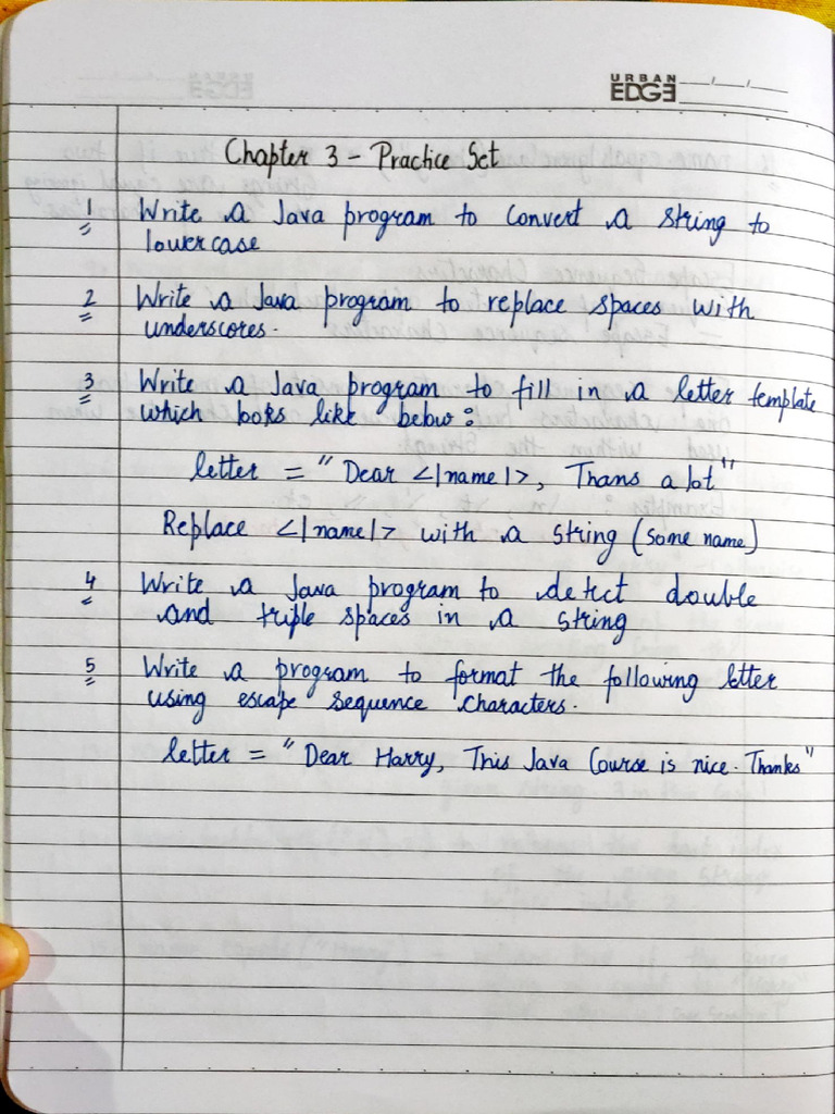 Chapter 3 - Practice Set | PDF