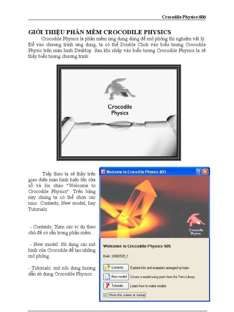 Crocodile Physics | PDF