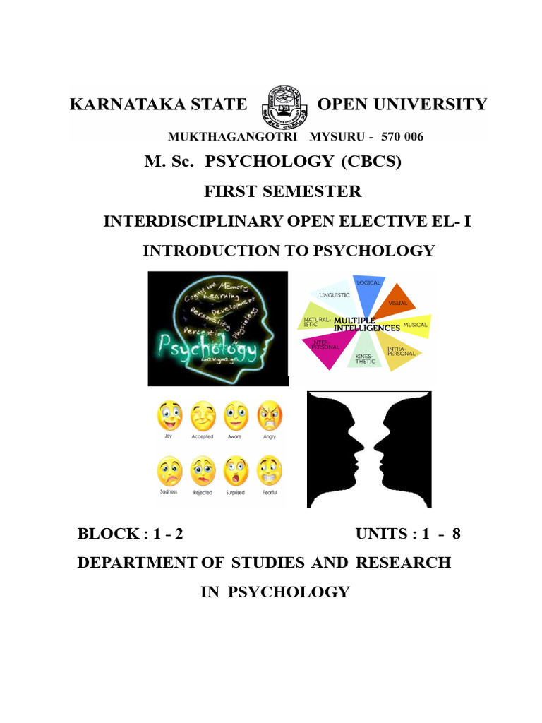 Psychology 1 SEM (1) | PDF | Health Psychology | Psychology