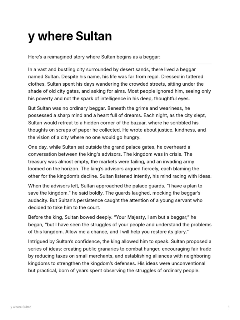 y where Sultan | PDF
