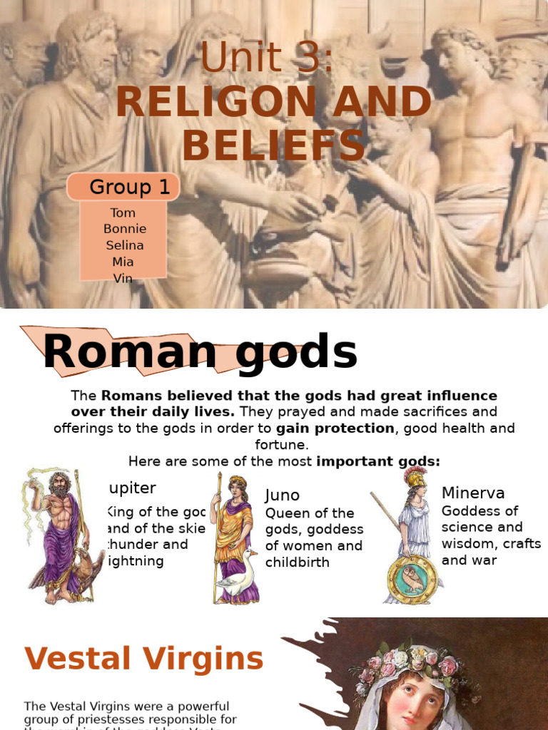 Roman Gods and Religious Practices | PDF