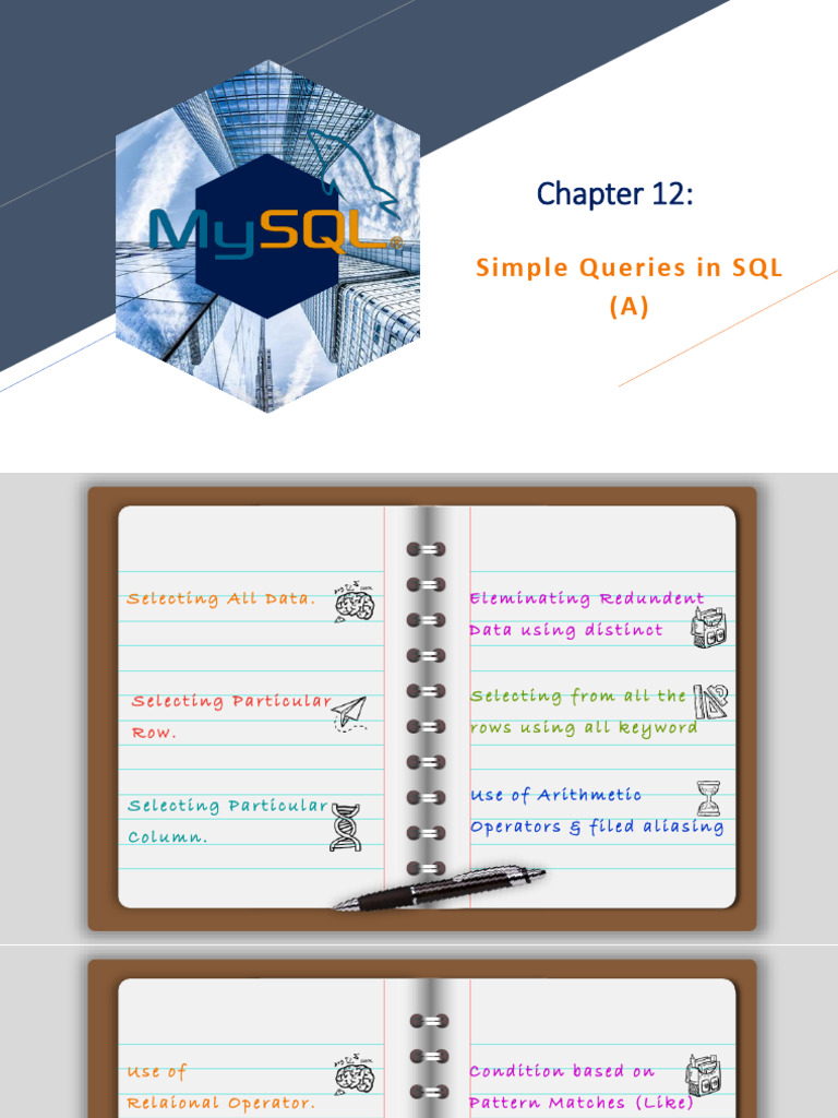 1.chap 12 Simple Queries in SQL A-2 | PDF