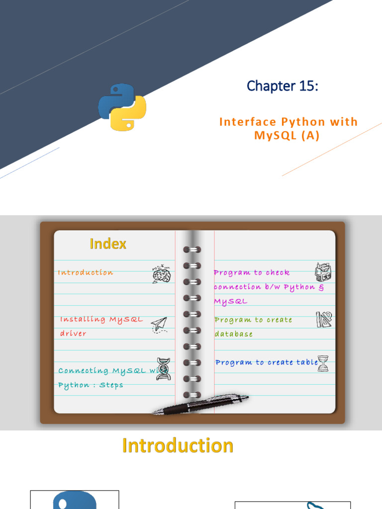 1.Chap 15 Interfacing Python with MySQLA (1) | PDF | My Sql | Databases