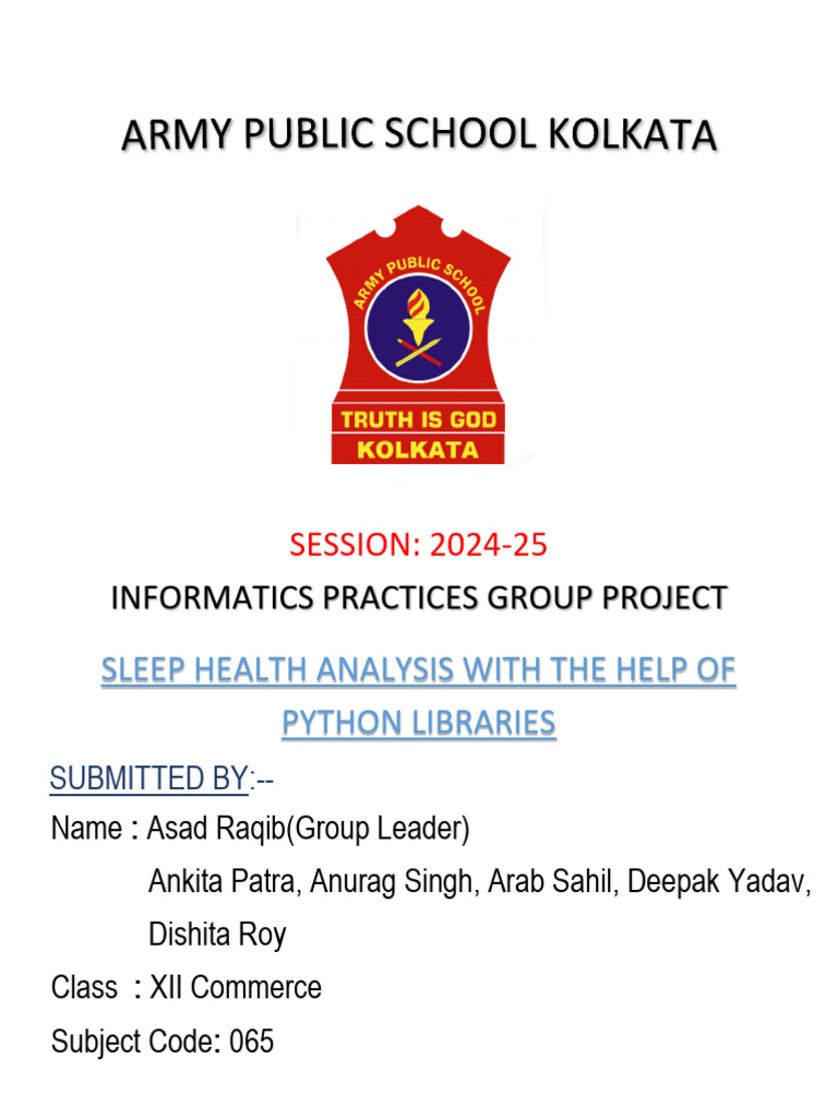 ip (2) | PDF | Sleep | Data