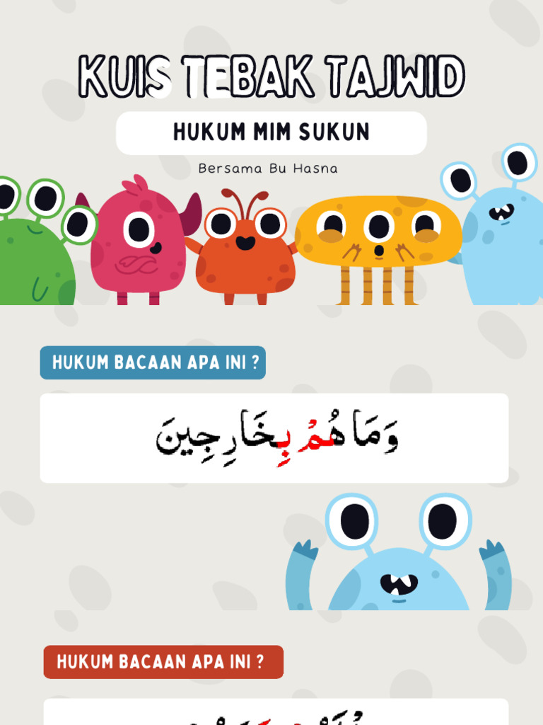 Tebak Tajwid Mim Sukun | PDF